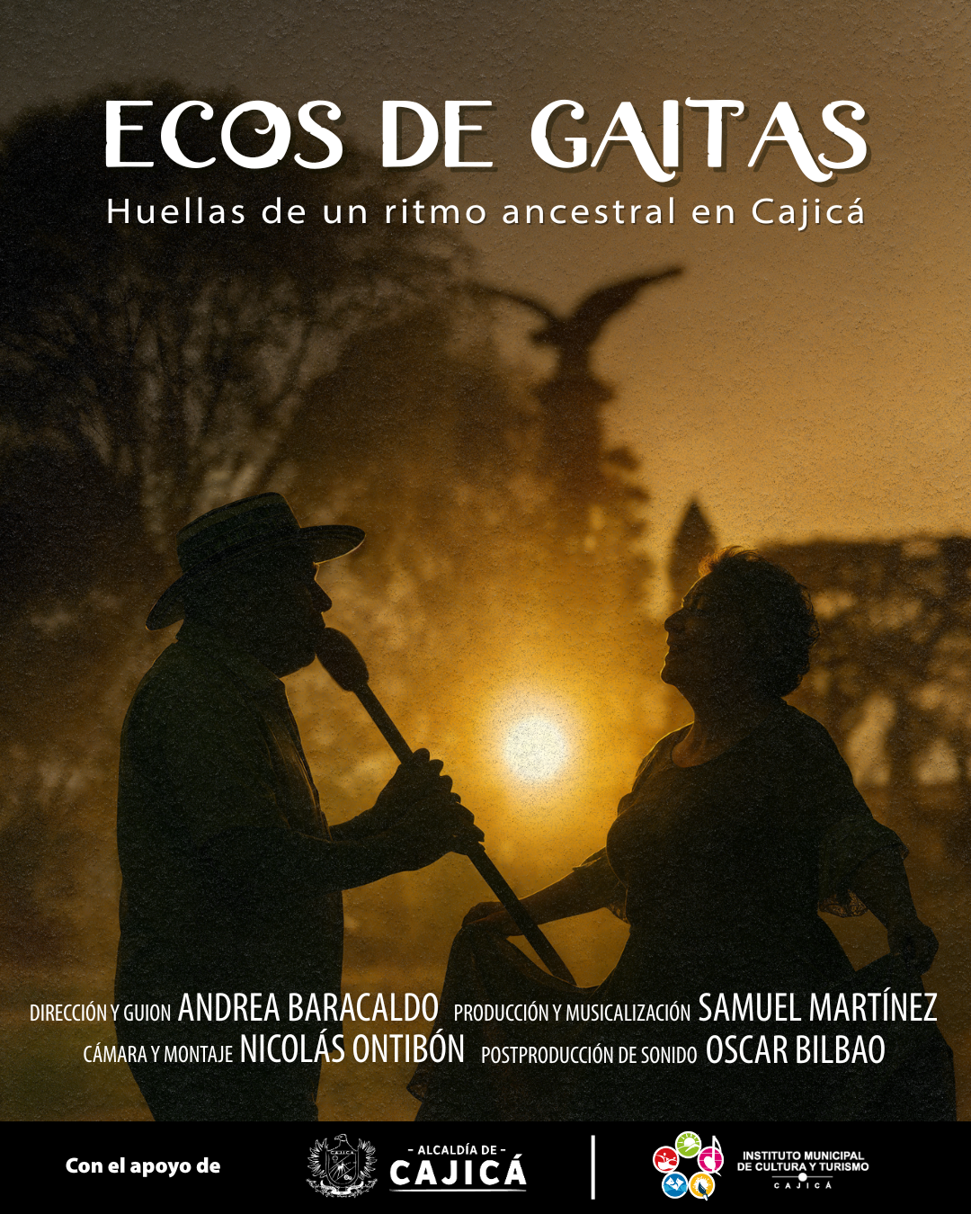Poster Ecos de Gaitas - Instituto Municipal de Cultura y Turismo de Cajicá